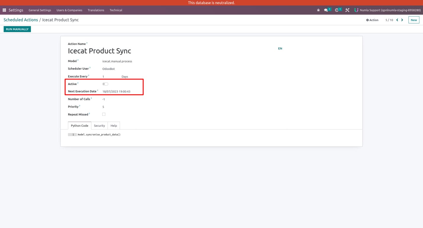 Odoo ERP Icecat integration | Connect Odoo to Icecat Catalog